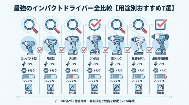 最強のインパクトドライバー決定版｜全機種を徹底比較 | Power Tool Lab
